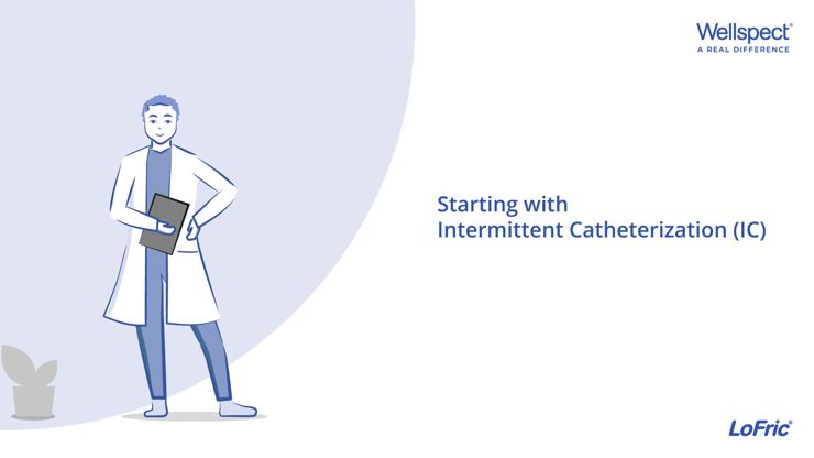 Starting intermittent catheterisation - Male - Wellspect